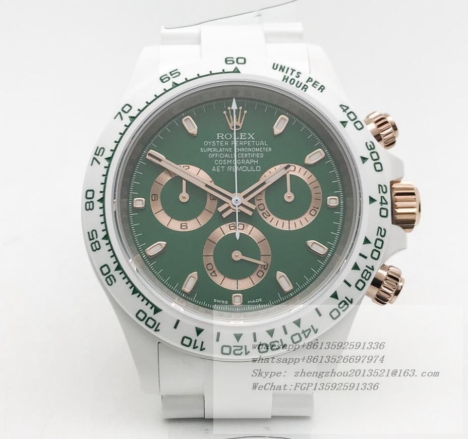 ROLEX ROLDYT0454D - Daytona AET Remould CER/CER BR-Green ZF SH4130